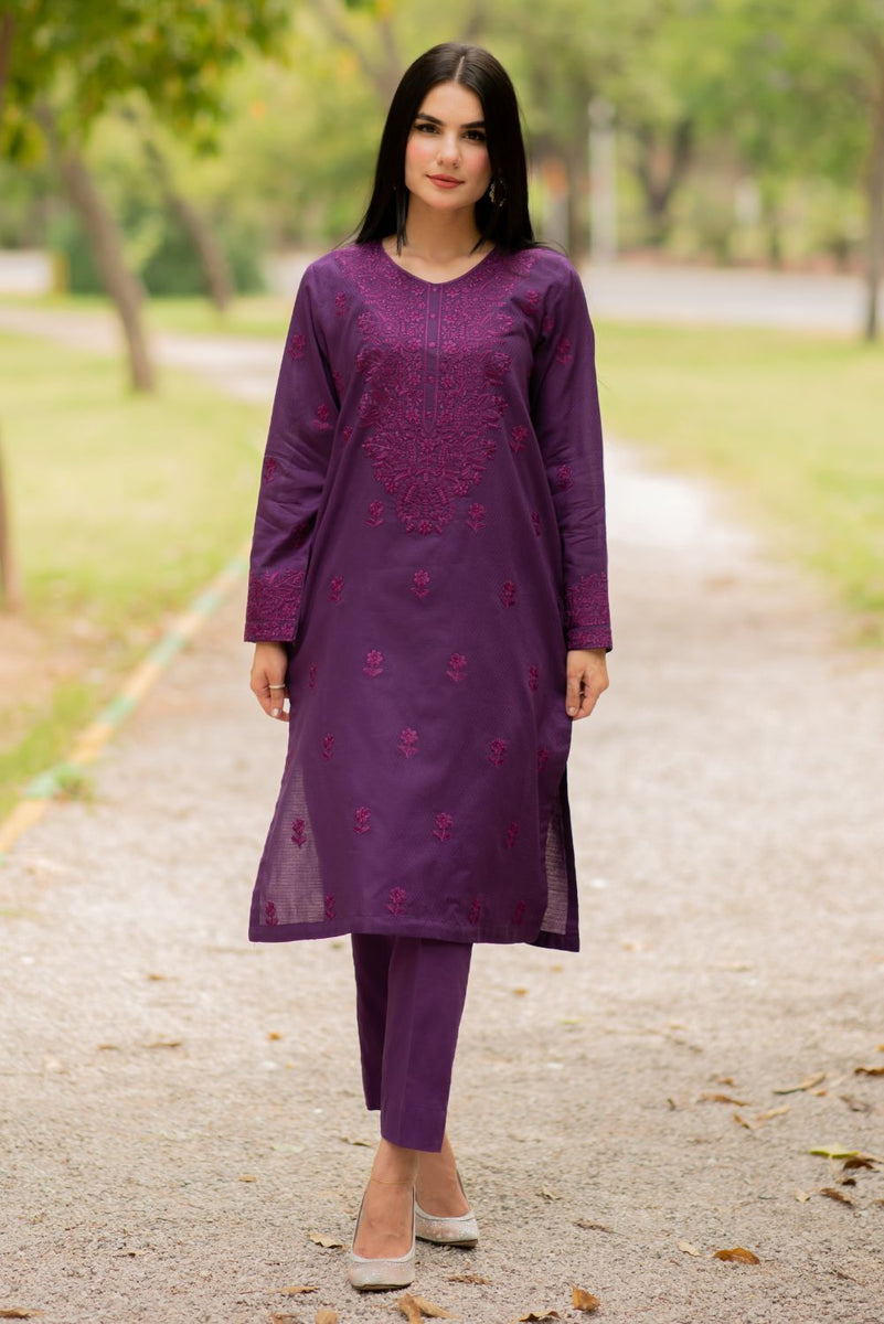 Gul-e-Aas Linen (2pc Stitched) – Celina Pakistan